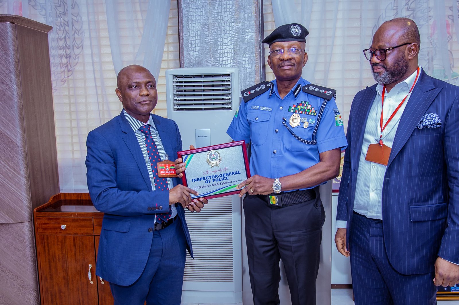 First Bank’s New Md, Alebiosu Visits IGP Egbetokun *Calls for synergy ...